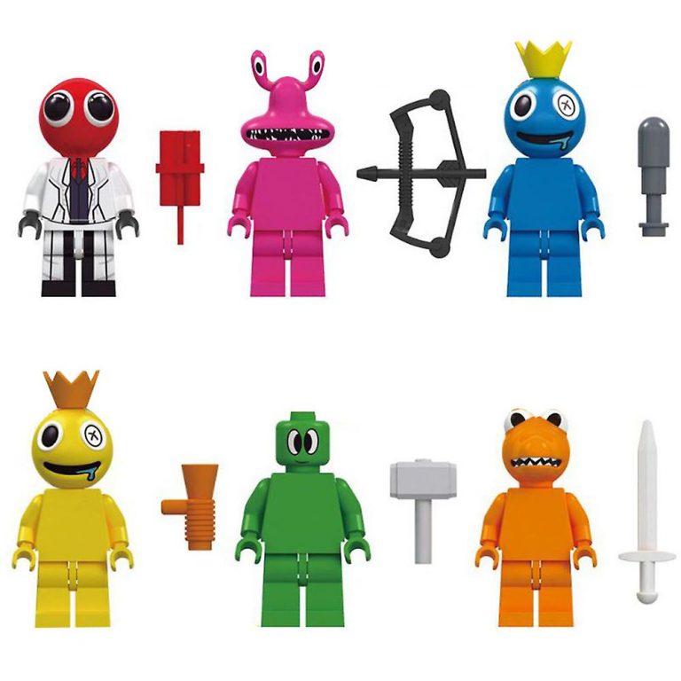Rainbow Friends legó-kompatibilis figurakészlet - Leakcioztuk